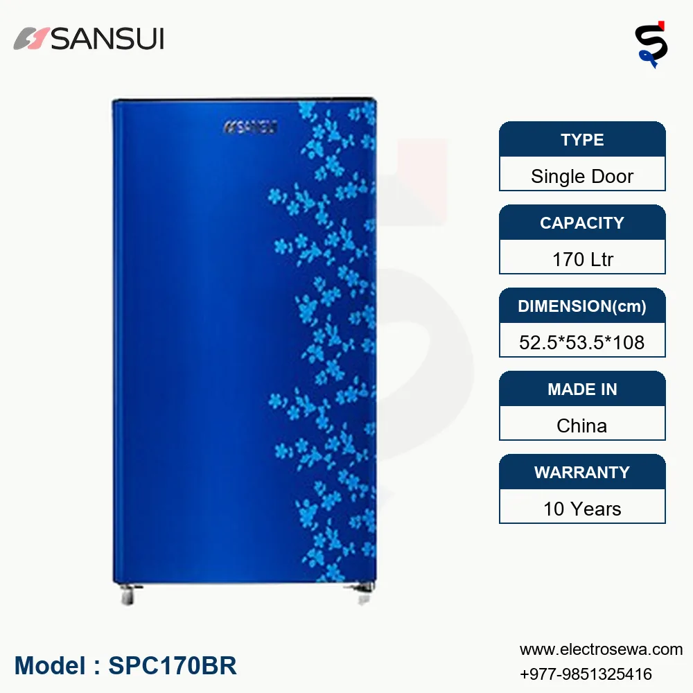 SANSUI REFRIGERATOR - 170 LTR - SINGLE DOOR | Electrosewa