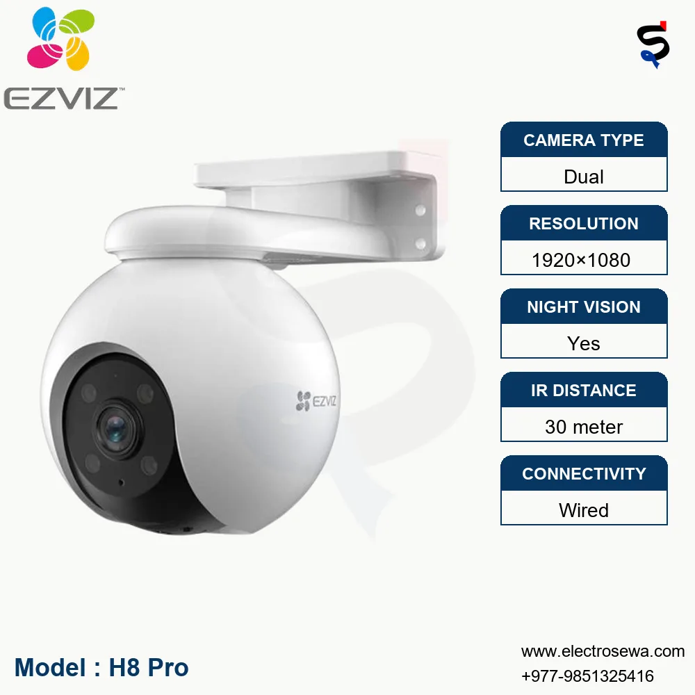 Buy EZVIZ H8 Pro 3MP PTZ Camera from electrosewa